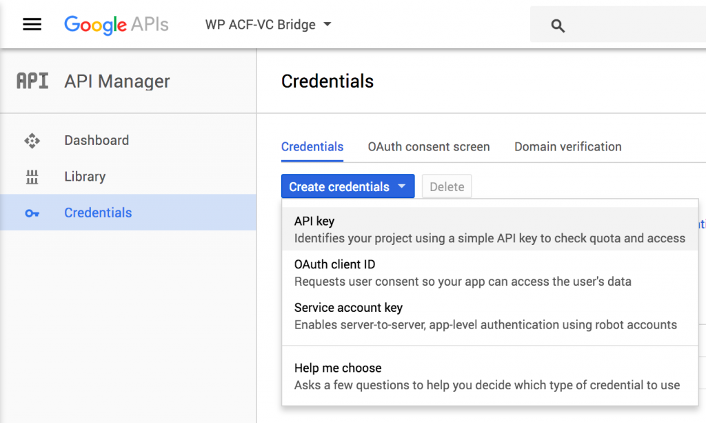 How to get Google Maps API Key - WP ACF-VC Bridge